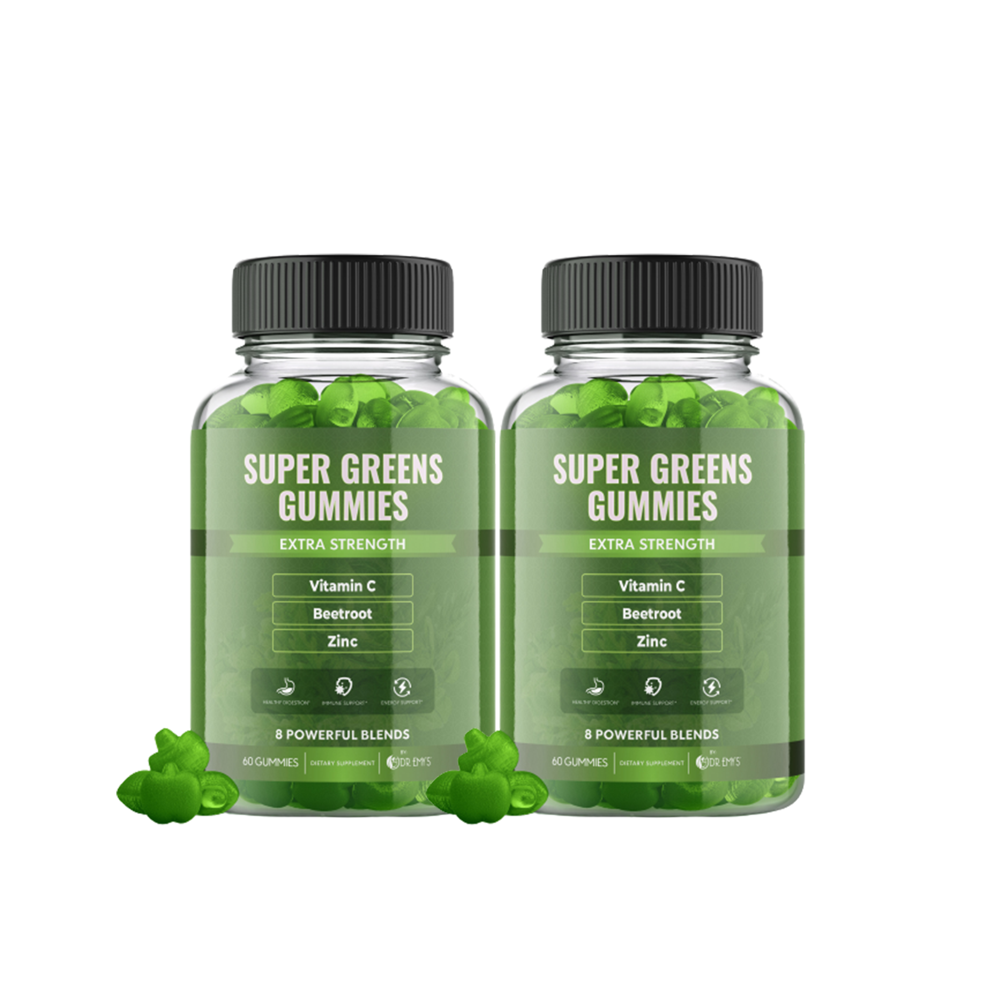 Super Greens Gummies 120 Count – Dr Emy's
